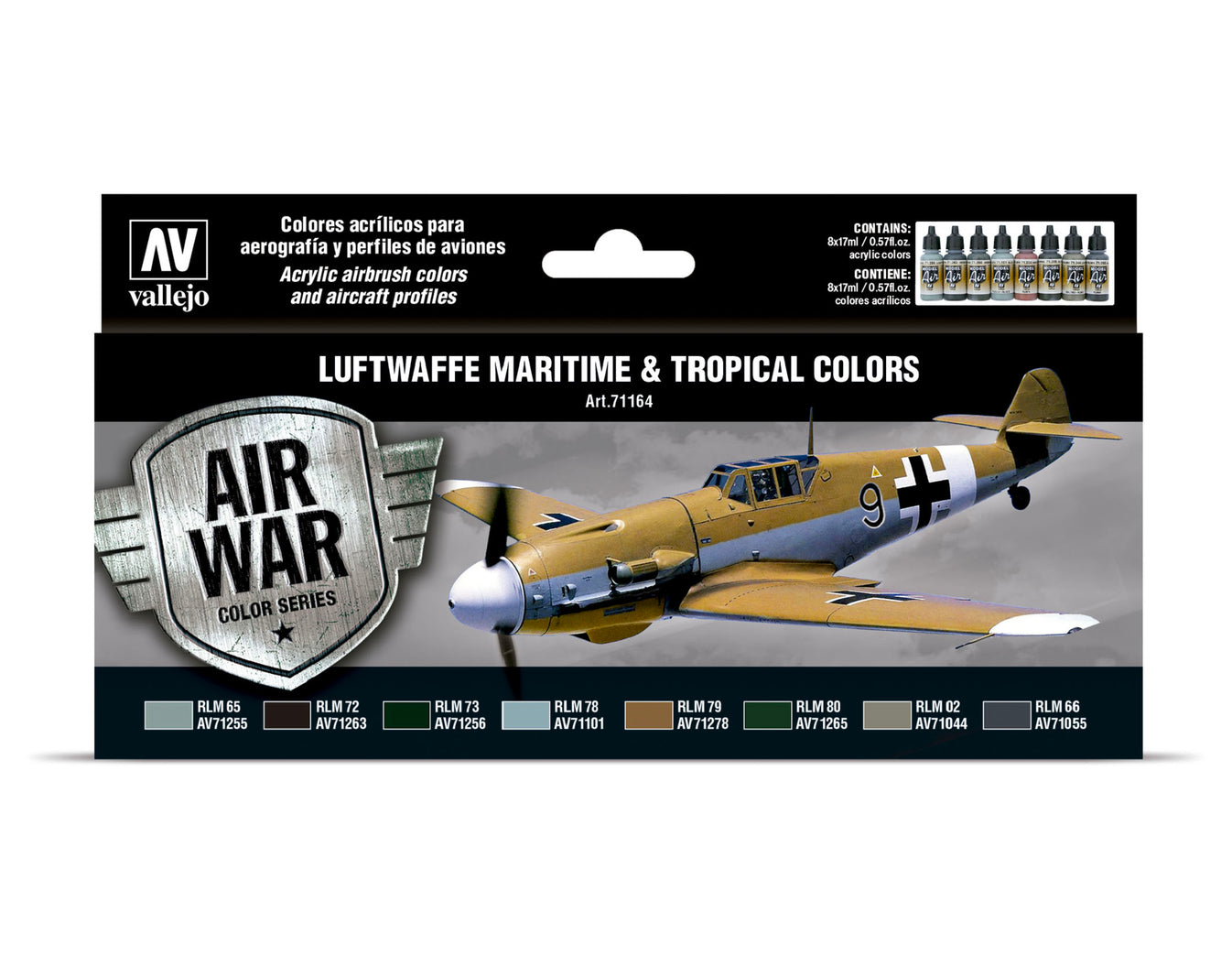 71164 Luftwaffe Maritime & Tropical Colores (Set 8) – holamodelismomx